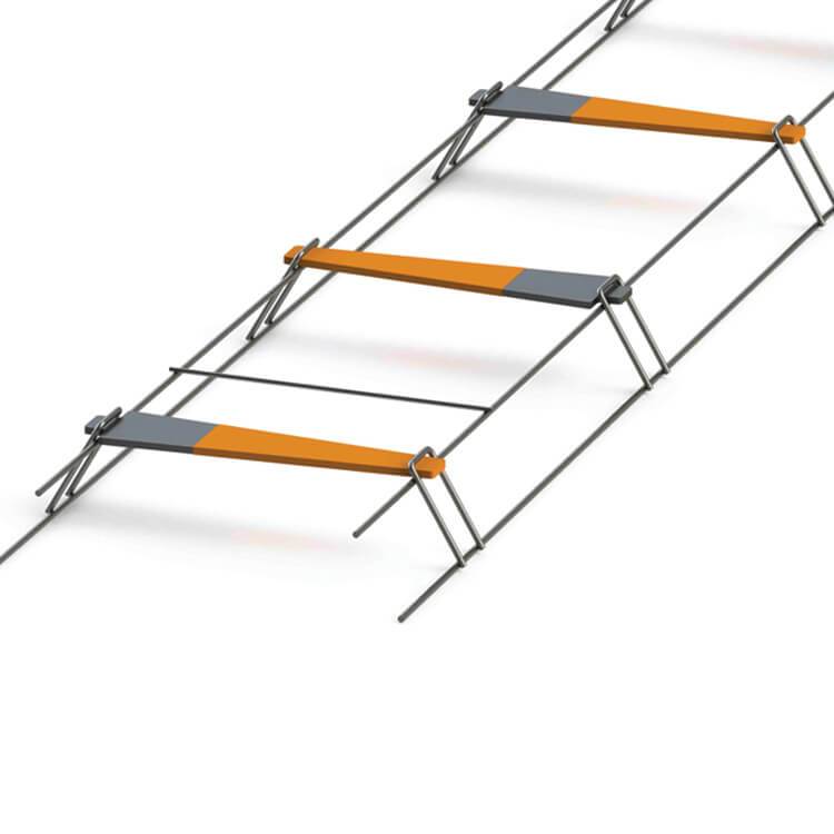 Plate Dowel Cradle 6mm Galvanised 200mm Slab – REO360